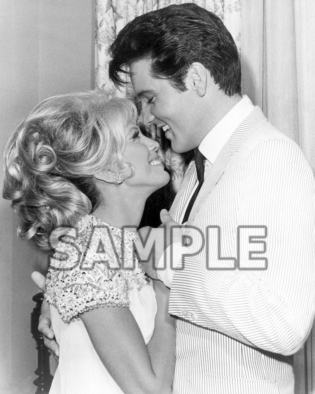 8x10 Photo Elvis Presley With Nancy Sinatra, Movie Stars in "speedway ...