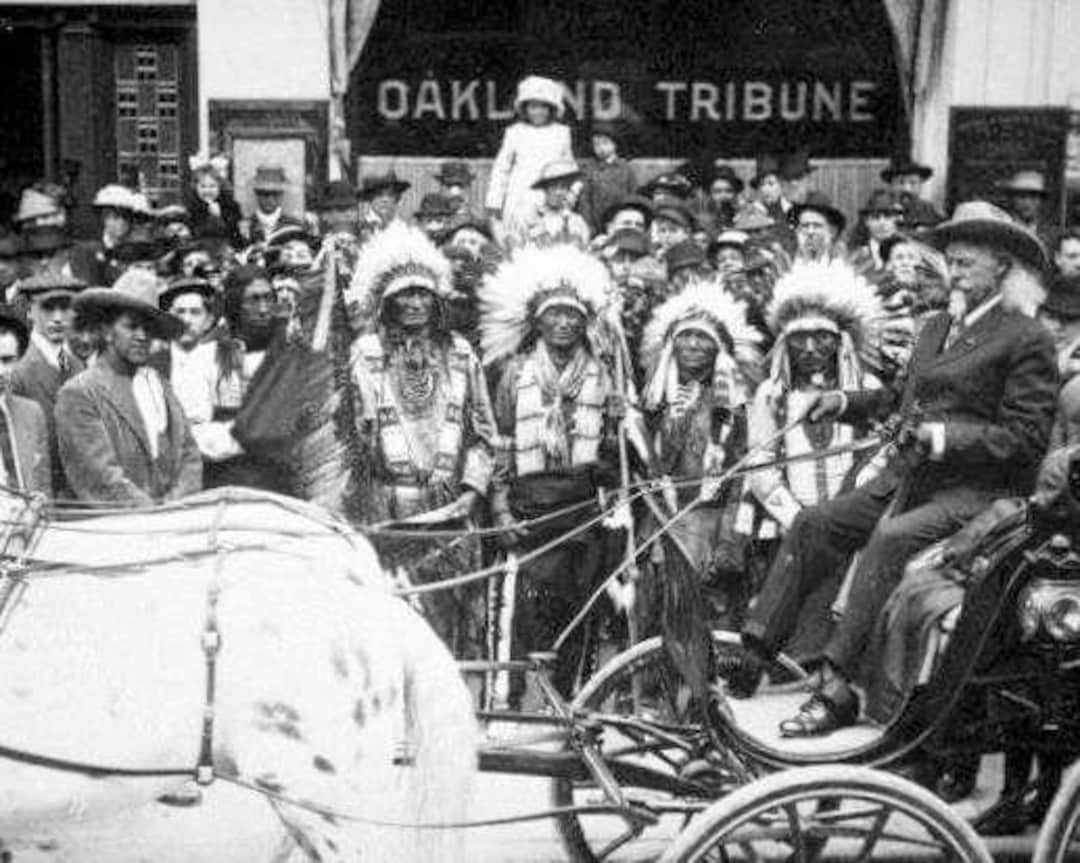 8x10 Photo Buffalo Bill Cody & His Traveling Wild West Show Circa 1910 ...
