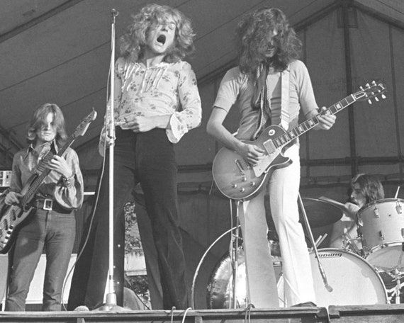 8x10 Photo of Led Zeppelin Heavy Metal Pop Singers Rock - Etsy