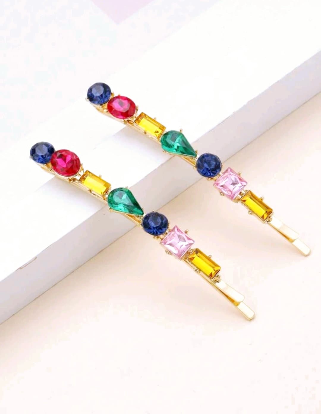 Glamorous Colorful Bobby Pin for Hair Decoration Crystal Bobby Pins 1pc ...