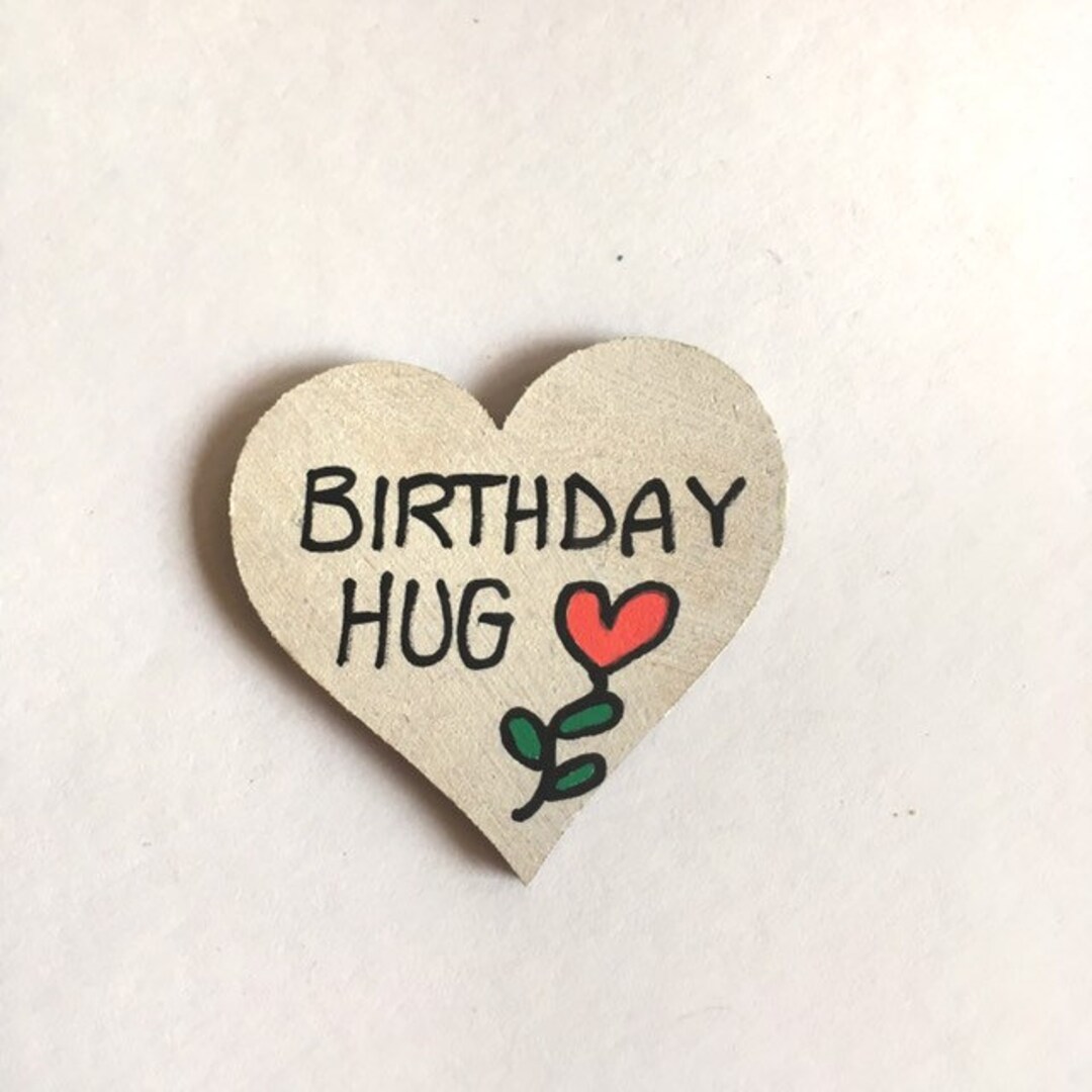 Birthday Hug Token 1, Send A Hug, Pocket Hug, Family, Gift, Missing You ...