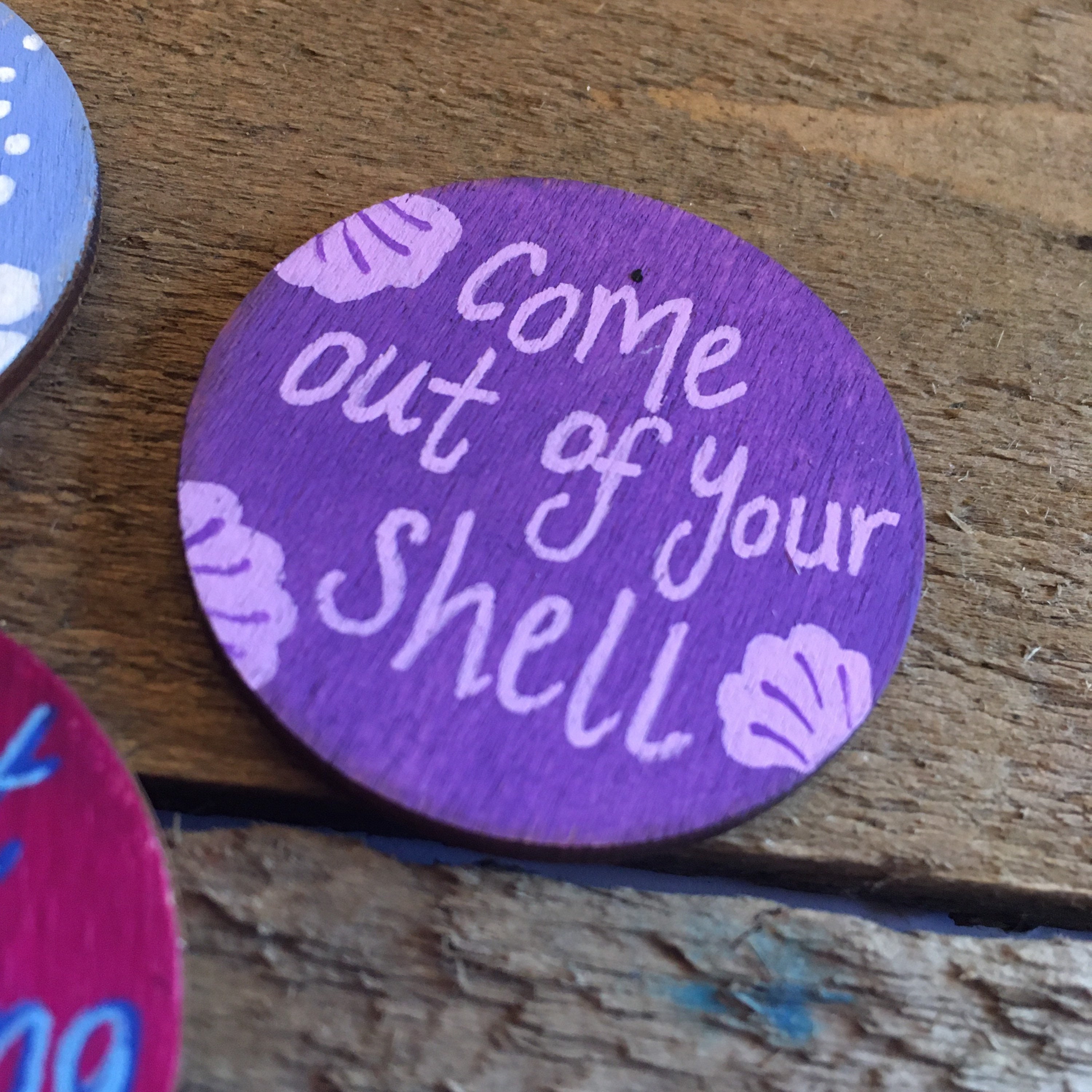 Set of Five Motivational Mermaid Tokens Cute Friends Self - Etsy