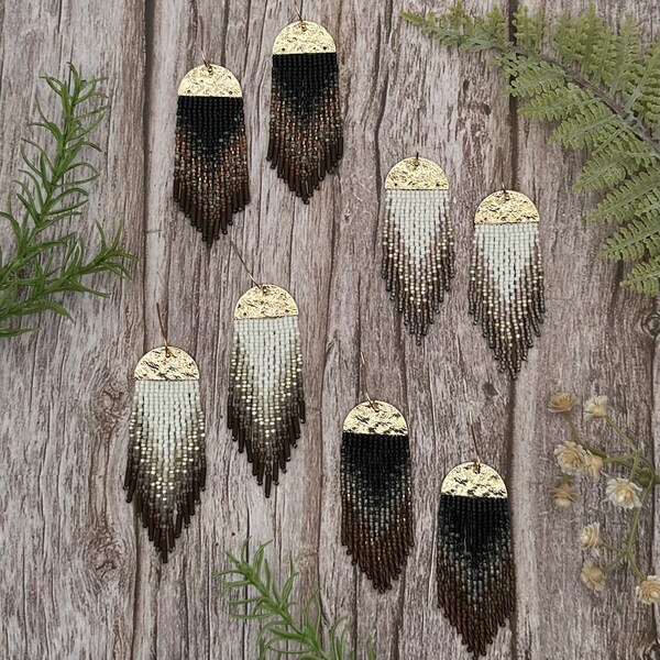 Native Beaded Earrings - Etsy