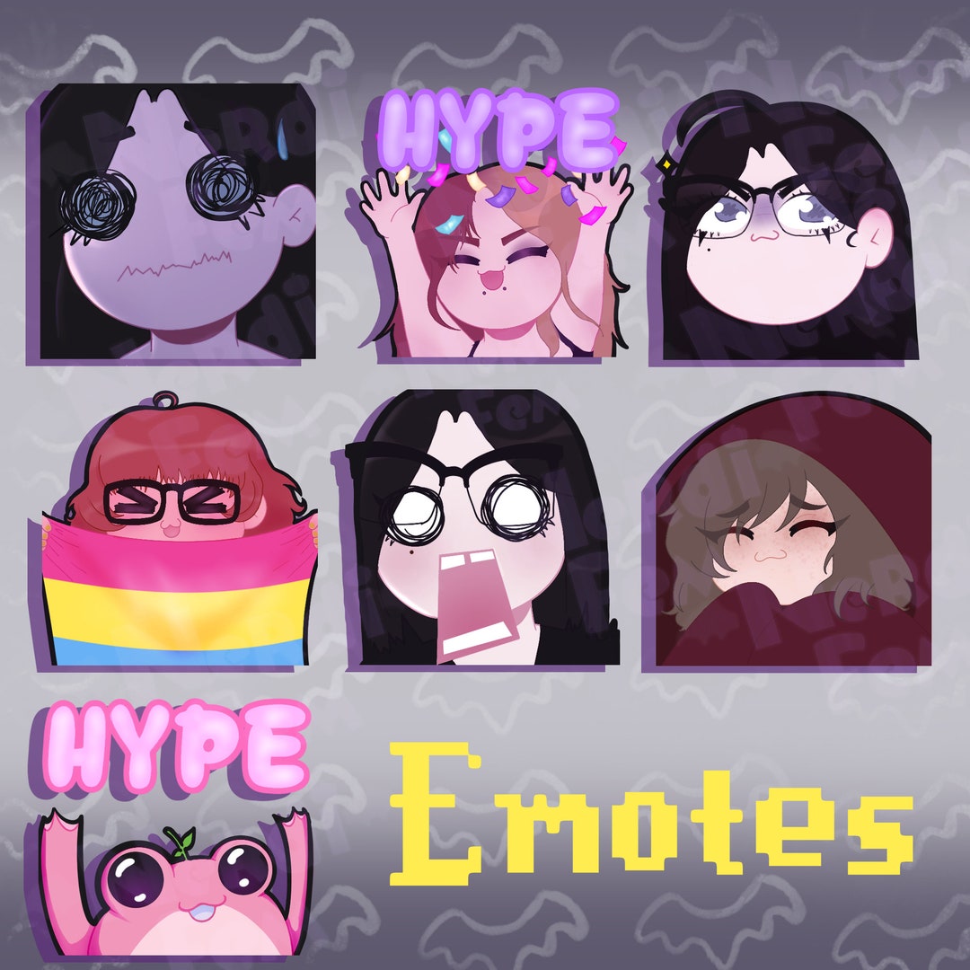 Custom Twitch and Discord Emotes - Etsy