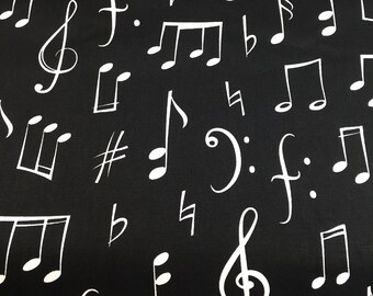 Music Decor Fabric - Etsy