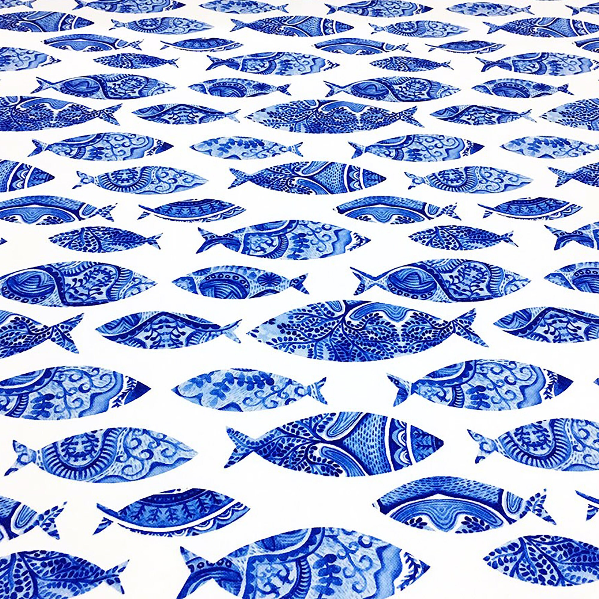 Fish Upholstery Fabric Watercolor Nautical Marine Fish Print - Etsy