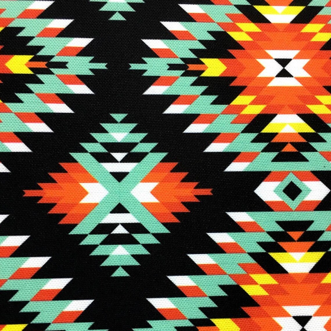 Southwestern Aztec Navajo Fabric, Ethnic Boho Kilim Print Home Decor ...