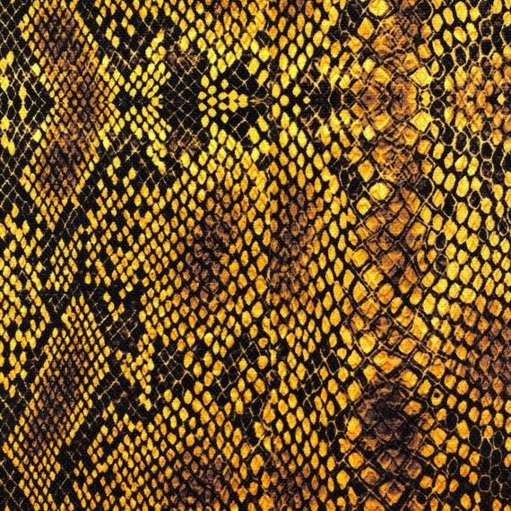 Snake Skin Fabric Python Wild Snake Animal Print Upholstery - Etsy