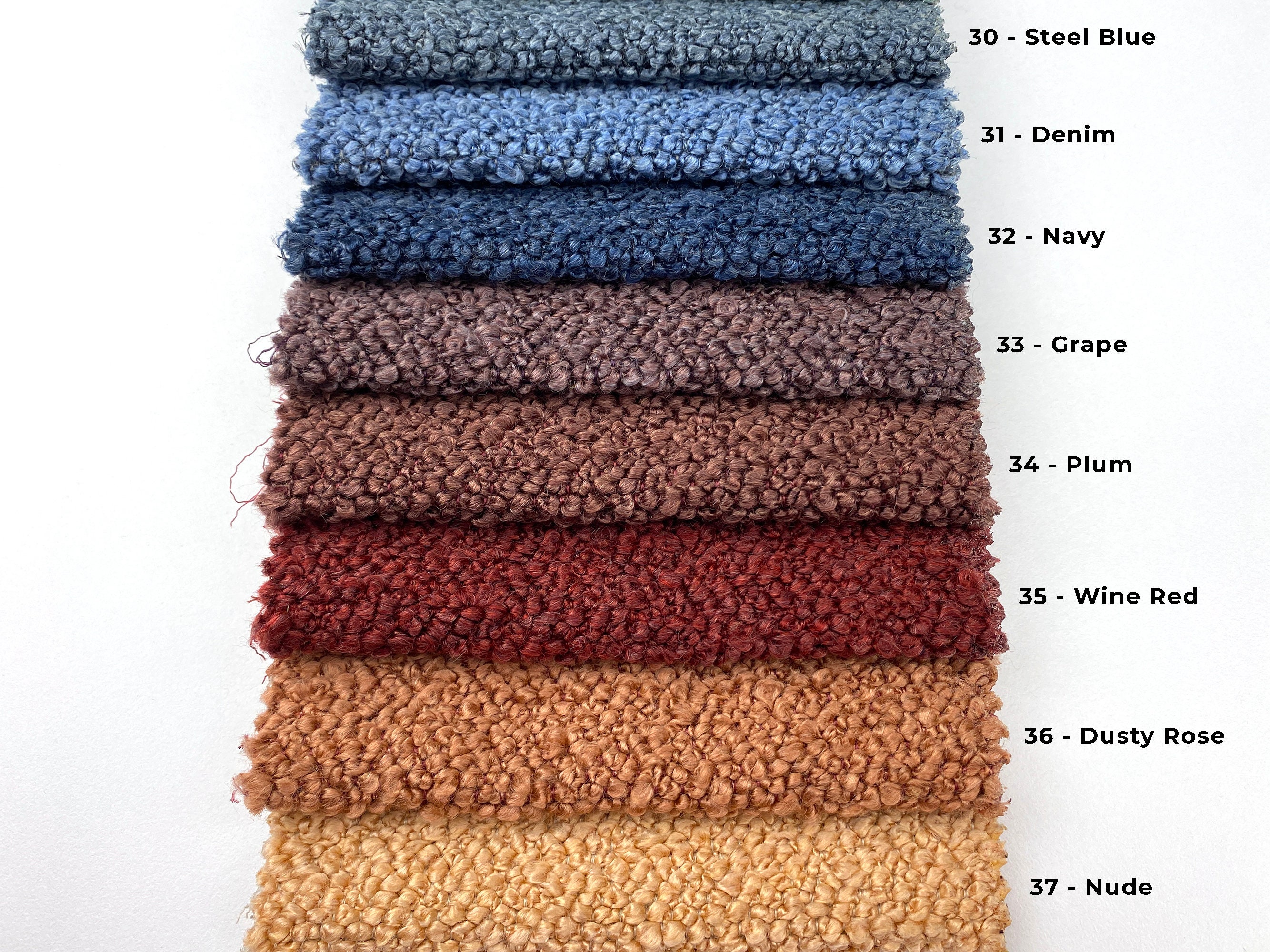 Boucle Upholstery Fabrics Ultra Heavy Bouclé Material Home | Etsy Australia