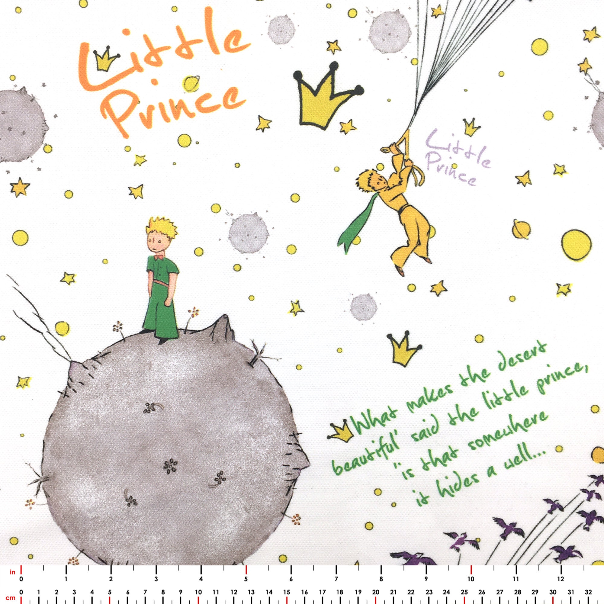 Little Prince Fabric by the Yard Le Petit Prince Art Print | Etsy