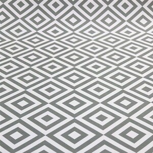 Geometric Diamond Upholstery Fabrics, Square Print Black Navy Yellow ...