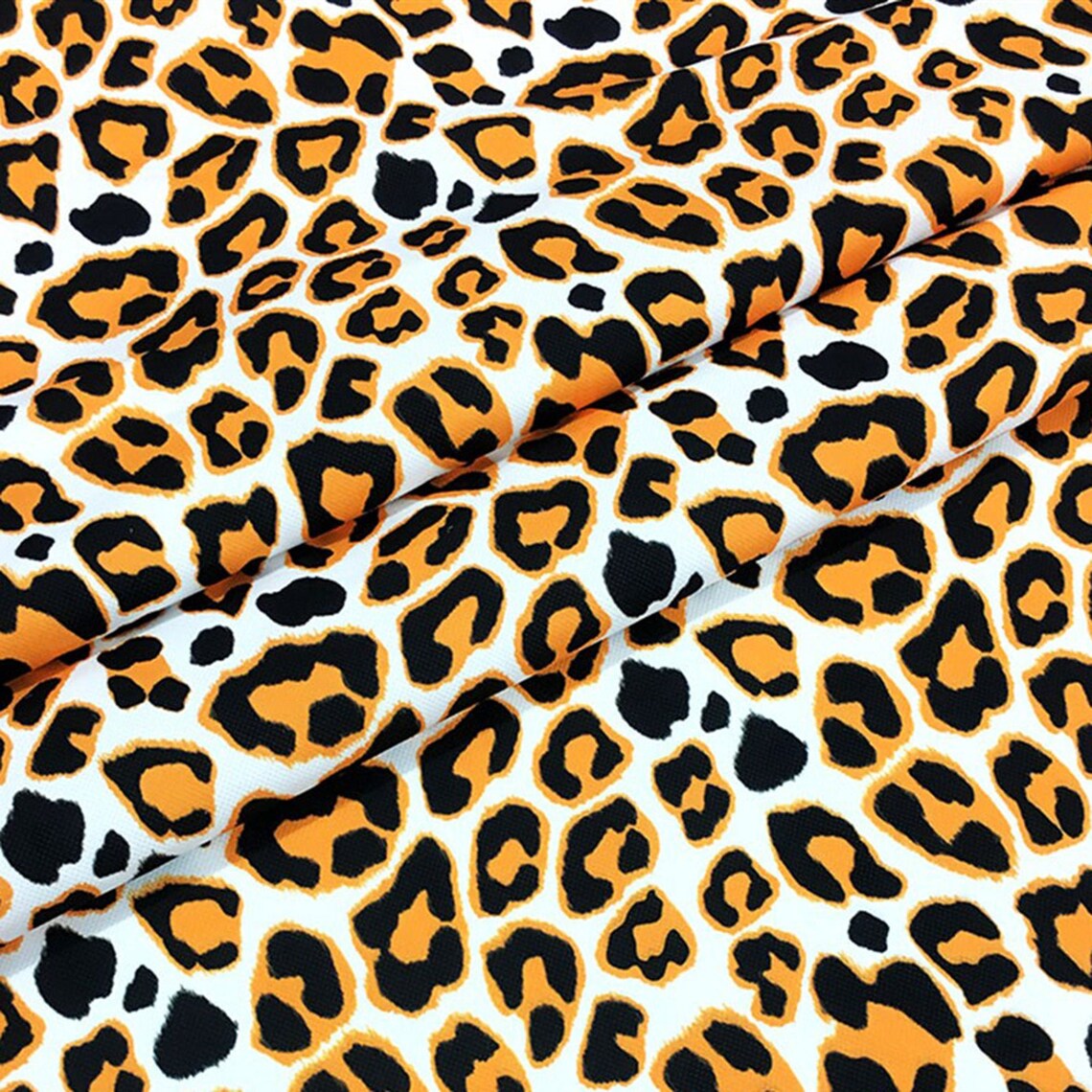 Leopard Cheetah Upholstery Fabric Animal Print Material - Etsy