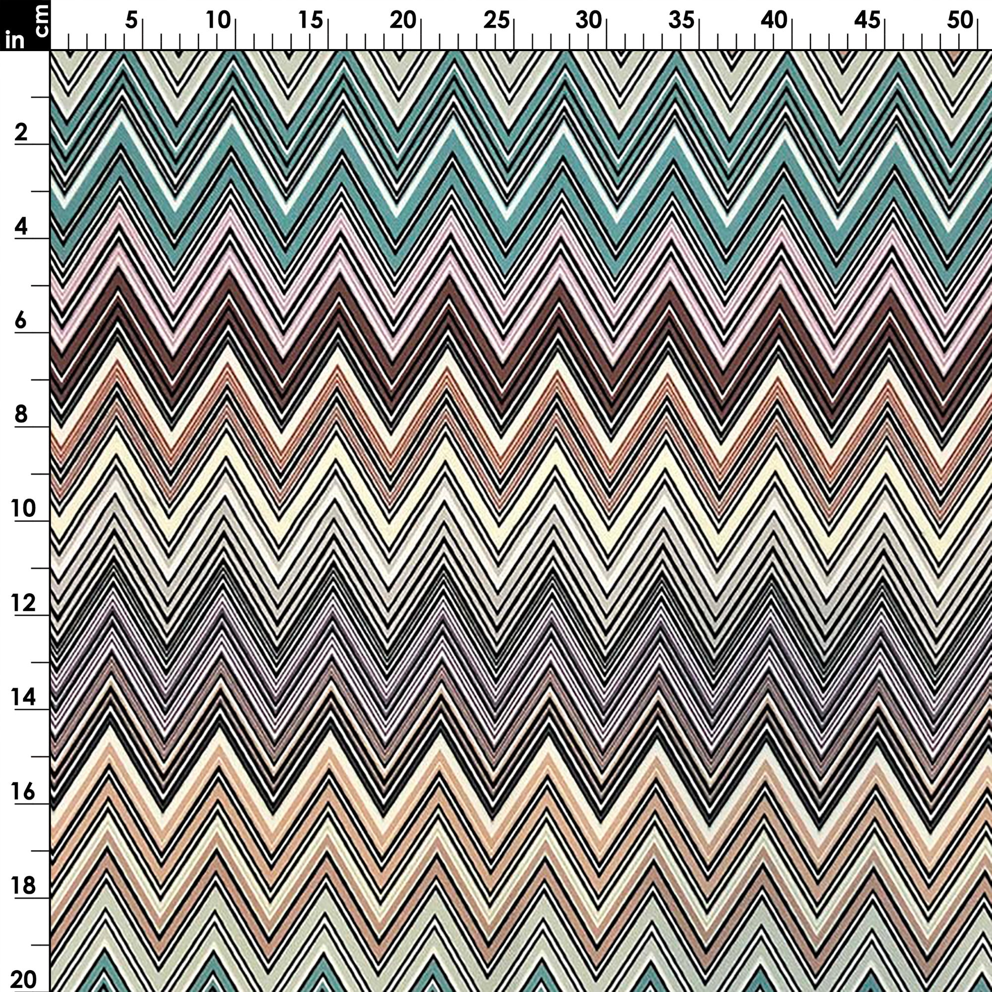 Modern Zigzag Chevron Upholstery Fabrics Colorful Geometric | Etsy