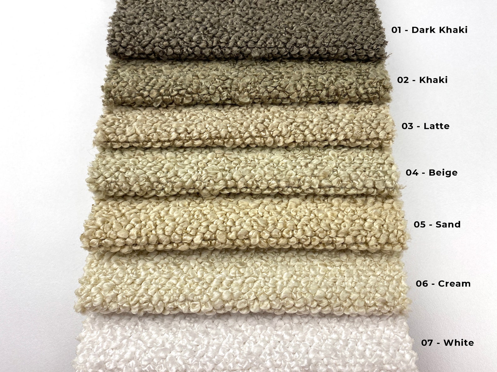 Boucle Upholstery Fabrics Ultra Heavy Bouclé Material Home - Etsy UK