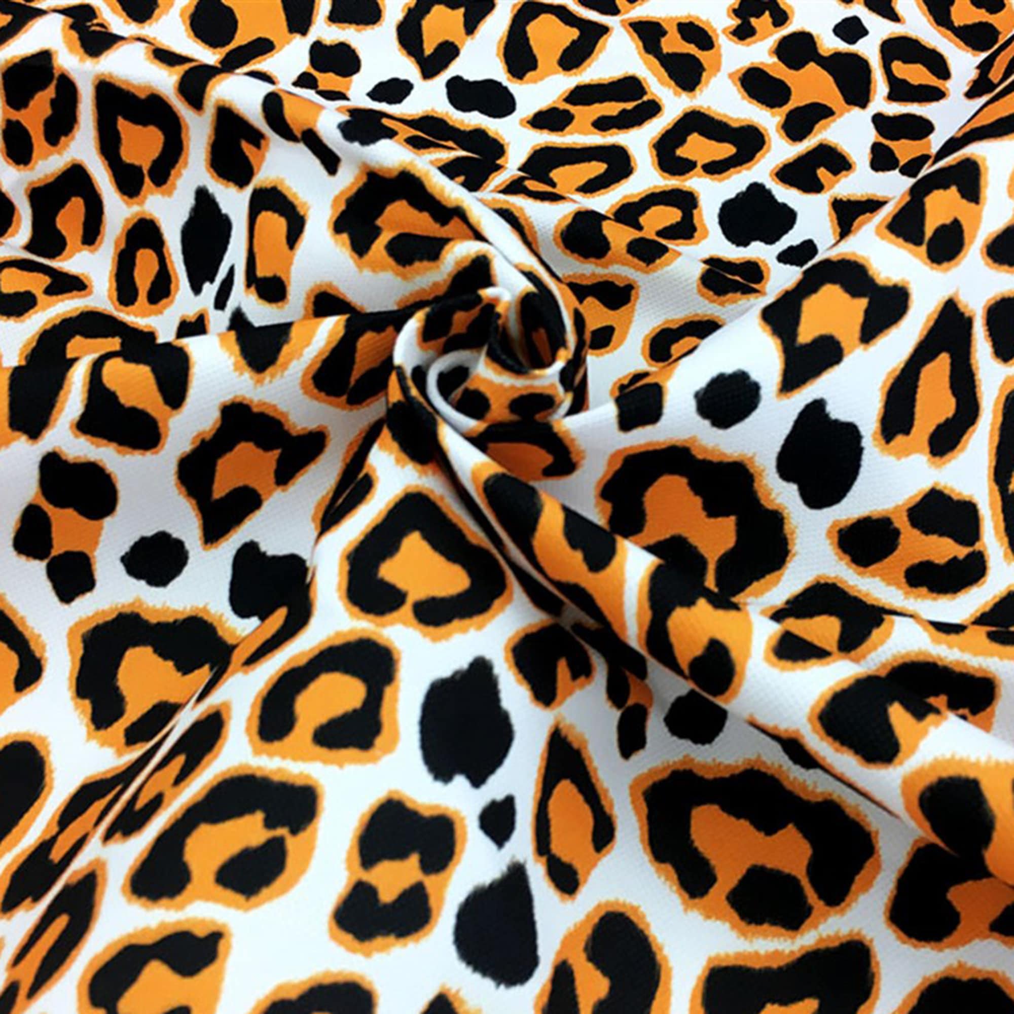 Leopard Cheetah Upholstery Fabric Animal Print Material - Etsy