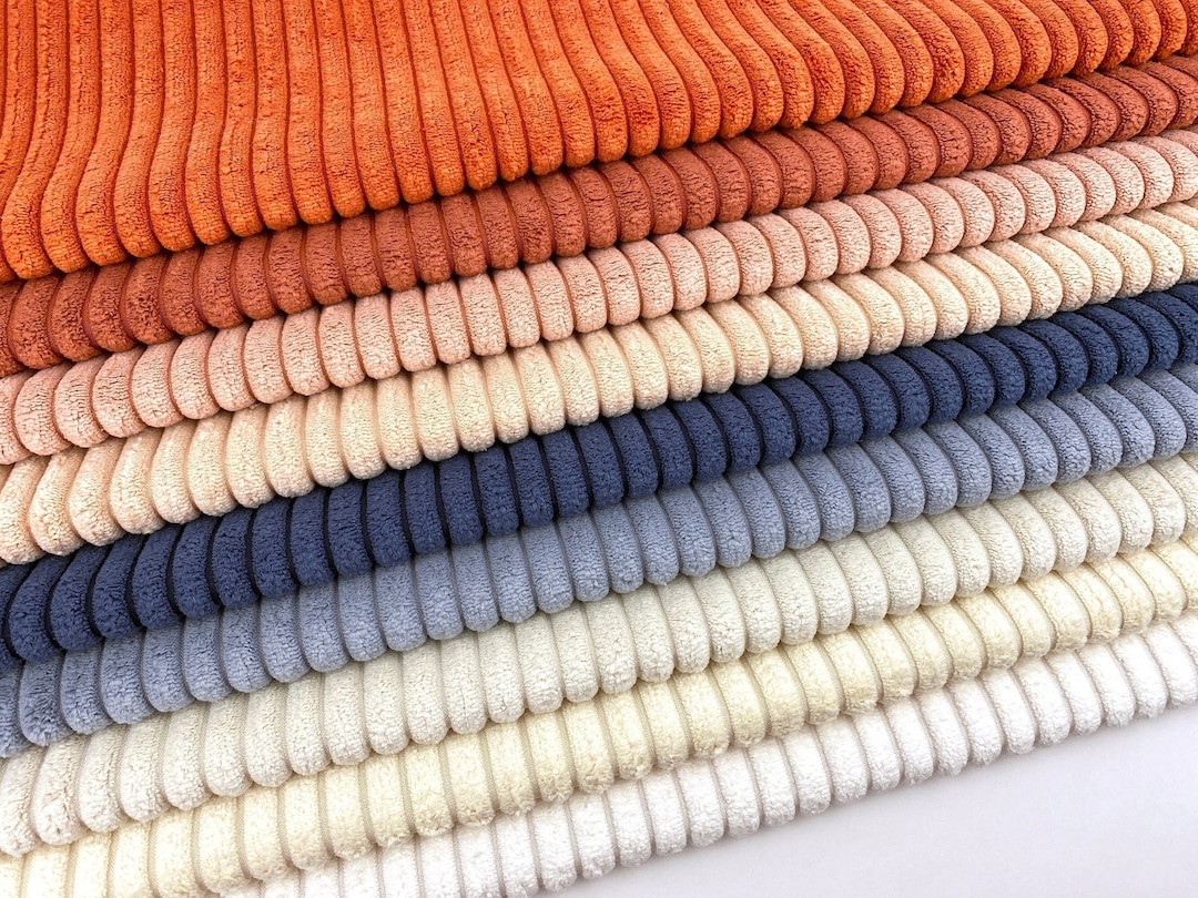 Corduroy Upholstery Fabric 2.5 Wale Extra Wide Wale Jumbo Cord Velvet ...