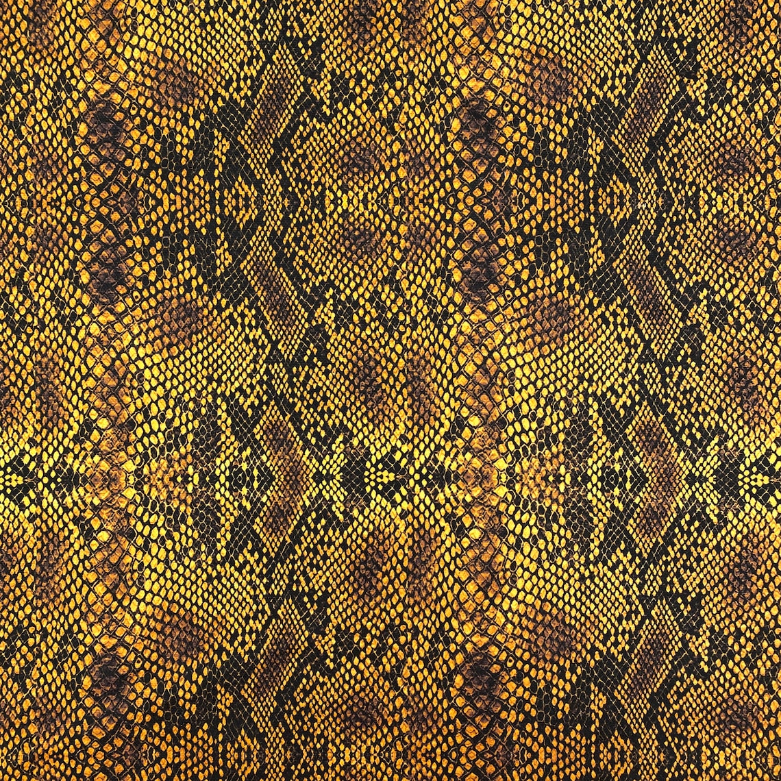 Snake Skin Fabric Python Wild Snake Animal Print Upholstery - Etsy
