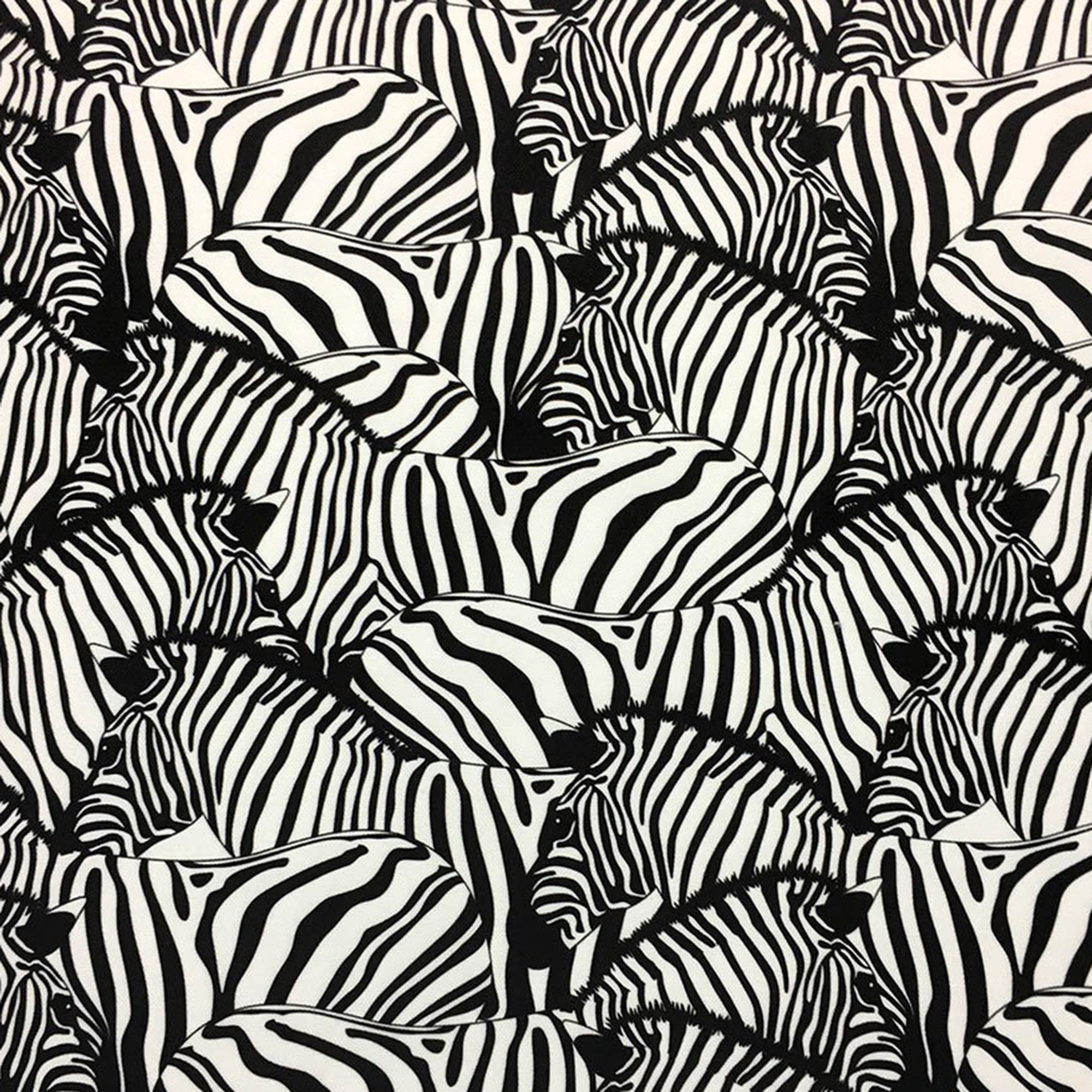 Cute Round Table Zebra Print Upholstery Fabric Ideas