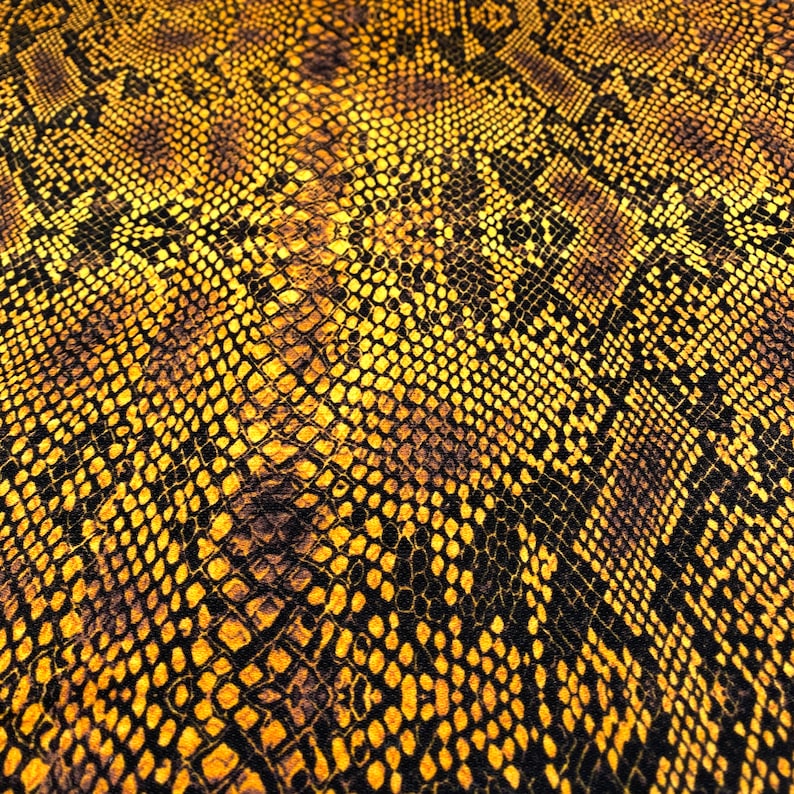 Snake Skin Fabric Python Wild Snake Animal Print Upholstery - Etsy