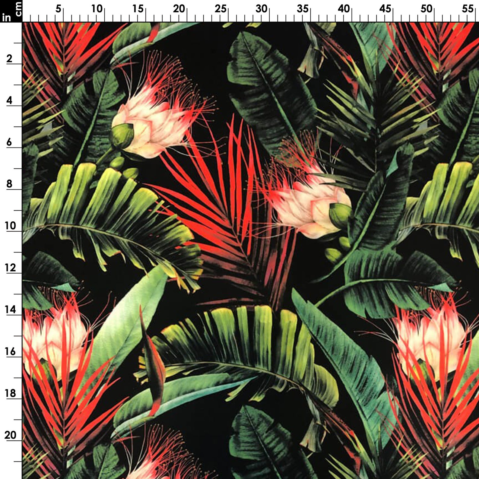 Tropical Upholstery Fabric by the Yard Botanical Exotic - Etsy