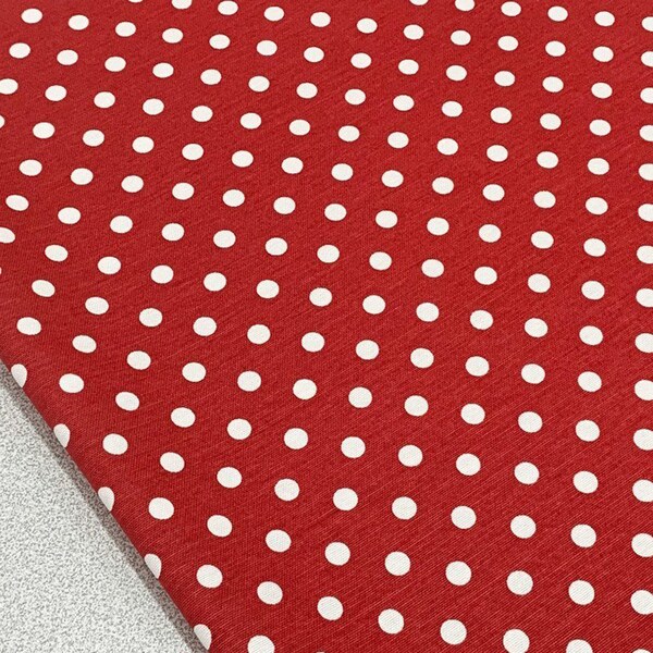 Red Dot Fabric - Etsy