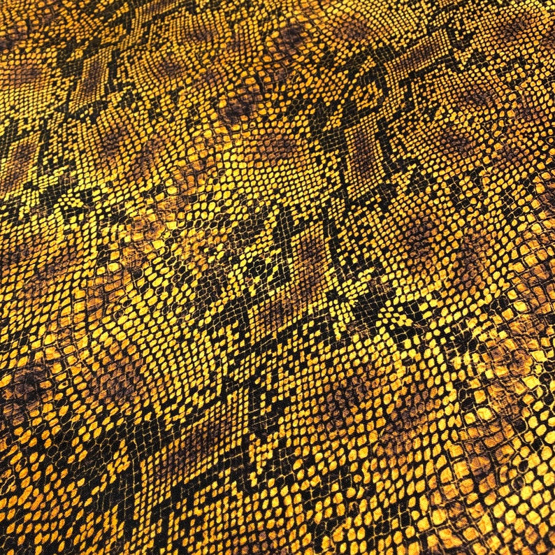 Snake Skin Fabric Python Wild Snake Animal Print Upholstery - Etsy