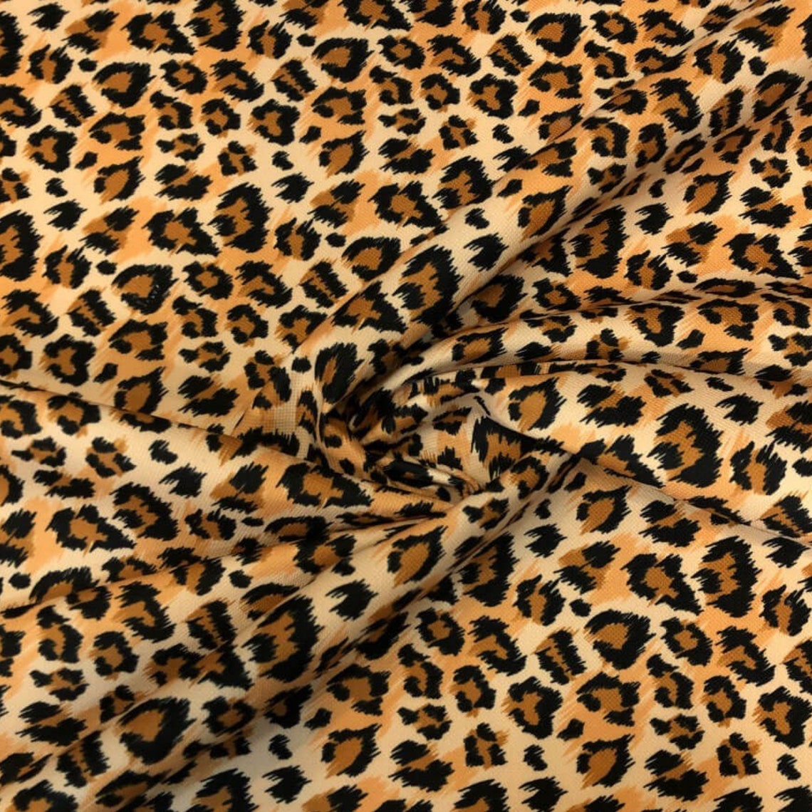 Leopard Print Upholstery Fabric Classic Cheetah Animal Print | Etsy
