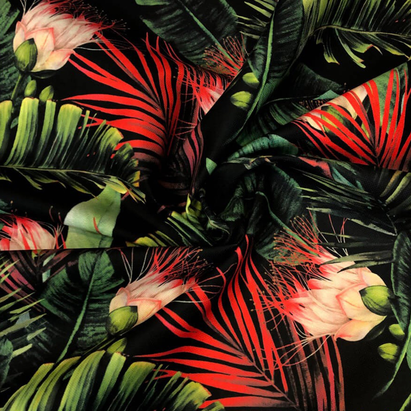 Tropical Upholstery Fabric by the Yard Botanical Exotic - Etsy