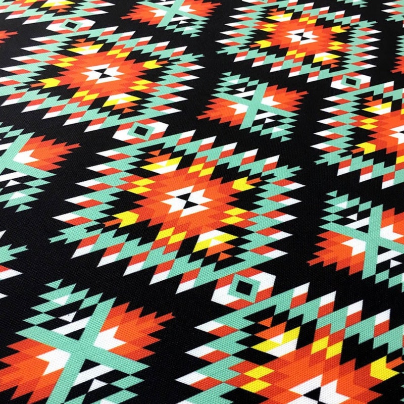Aztec Print Fabric - Etsy UK