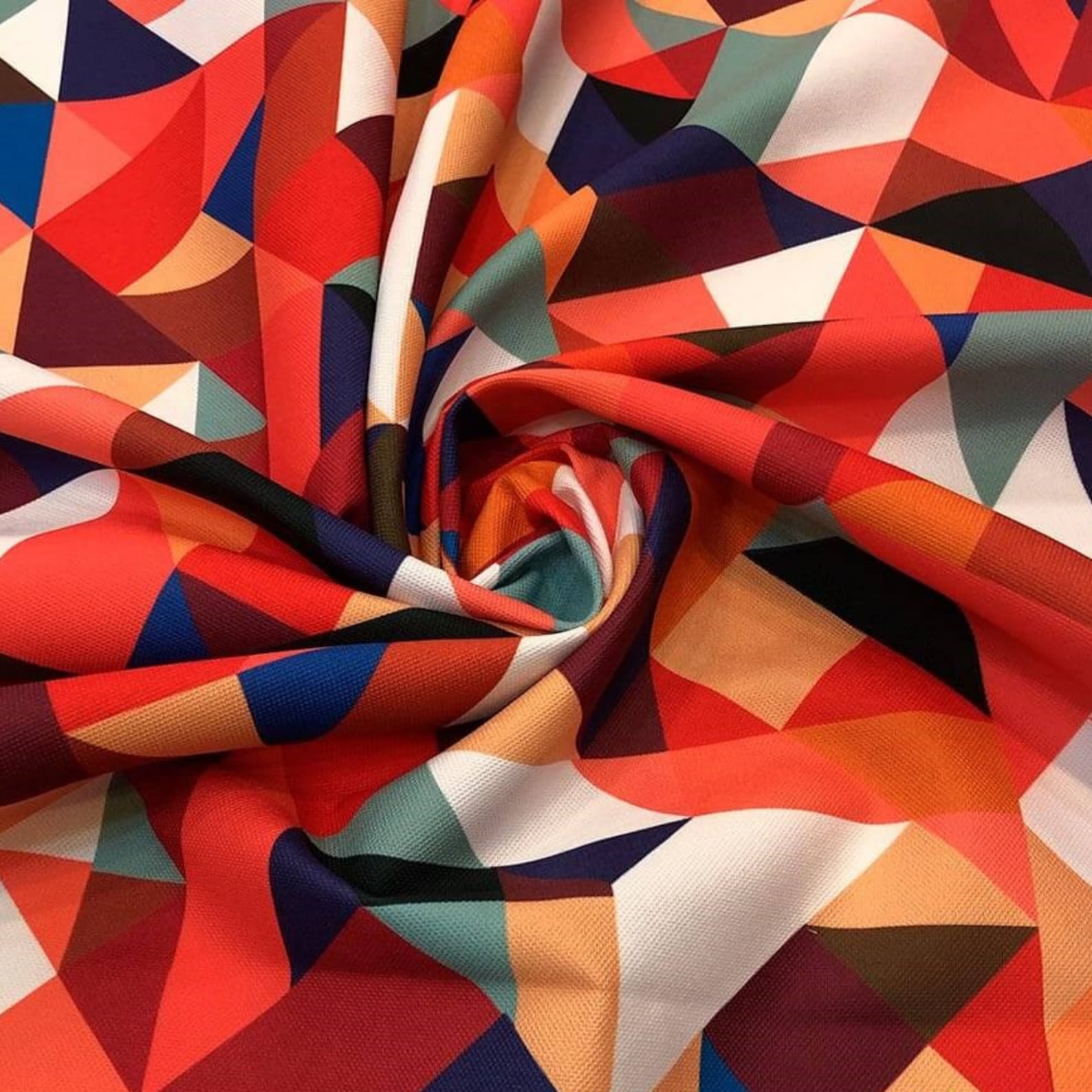 Geometric Upholstery Fabric by the Yard Vibrant Color Block - Etsy