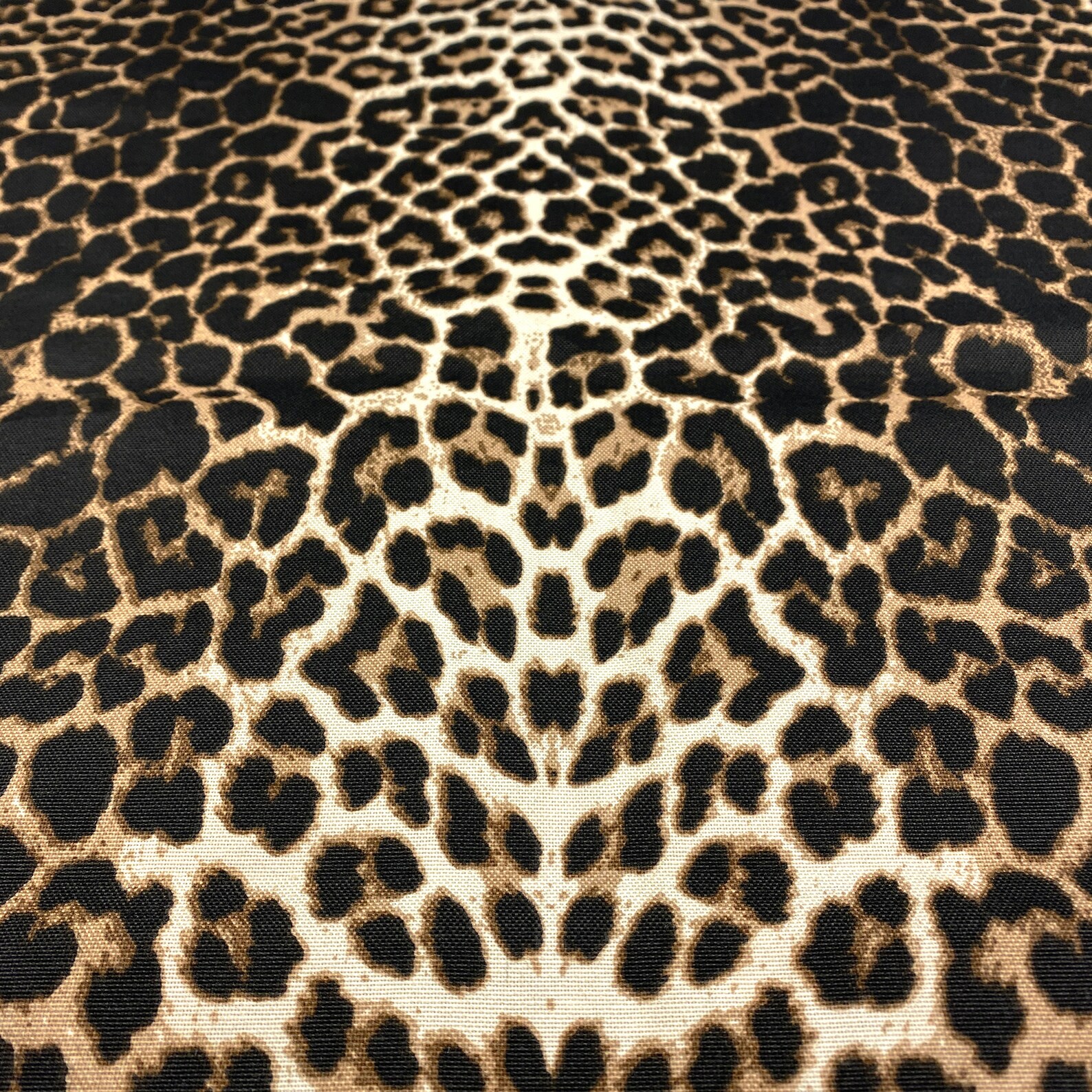 Leopard Upholstery Fabric Cheetah Animal Print Water Repellent Cotton ...