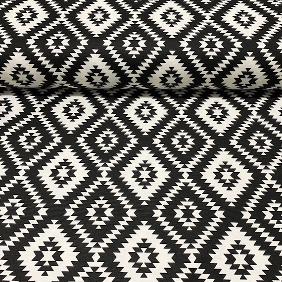 Ikat Outdoor Fabric Pattern