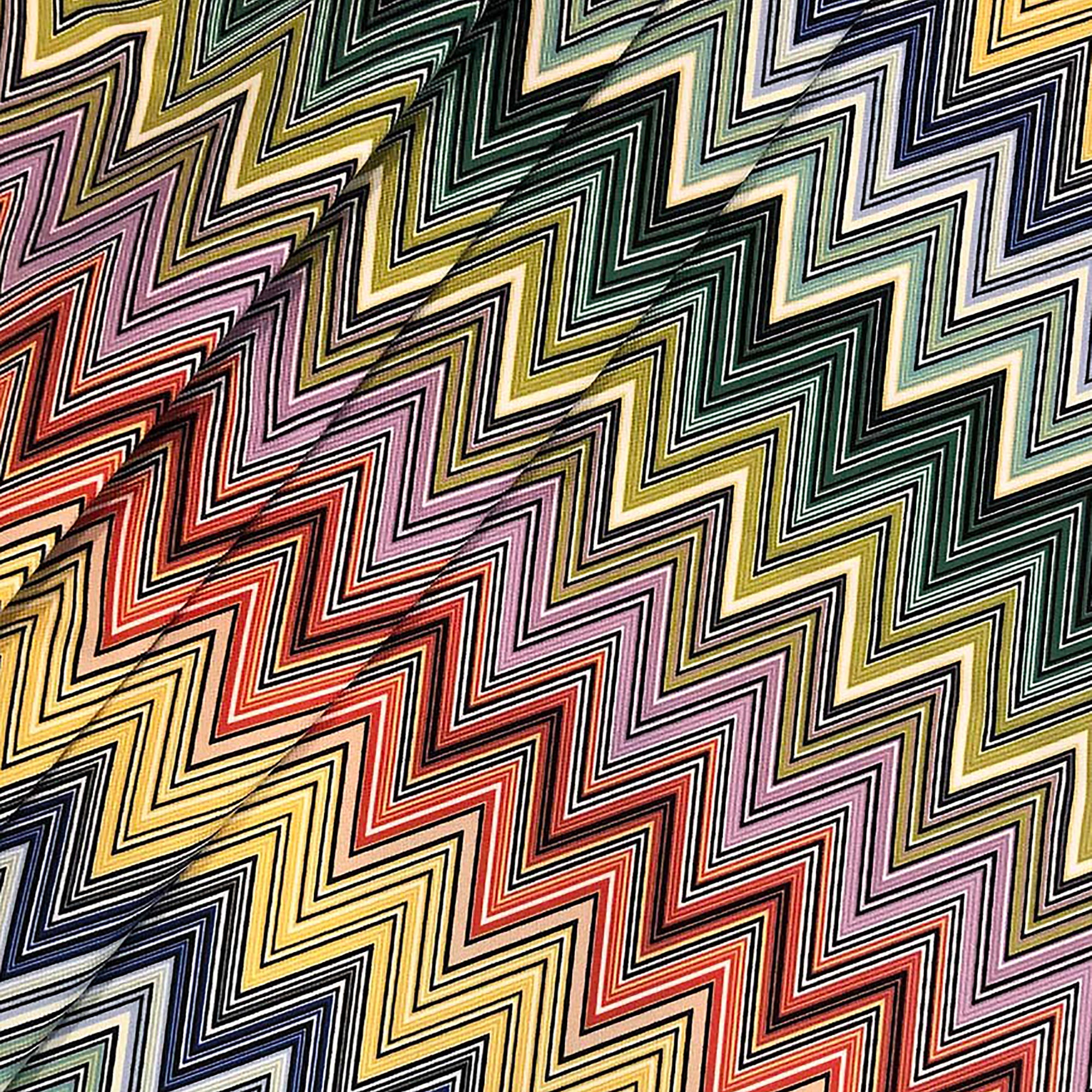Modern Zigzag Chevron Upholstery Fabrics Colorful Geometric | Etsy