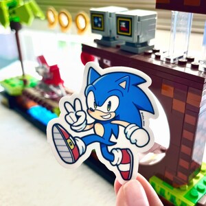 Mini Sonic Sticker - Etsy