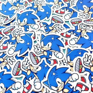 Mini Sonic Sticker - Etsy