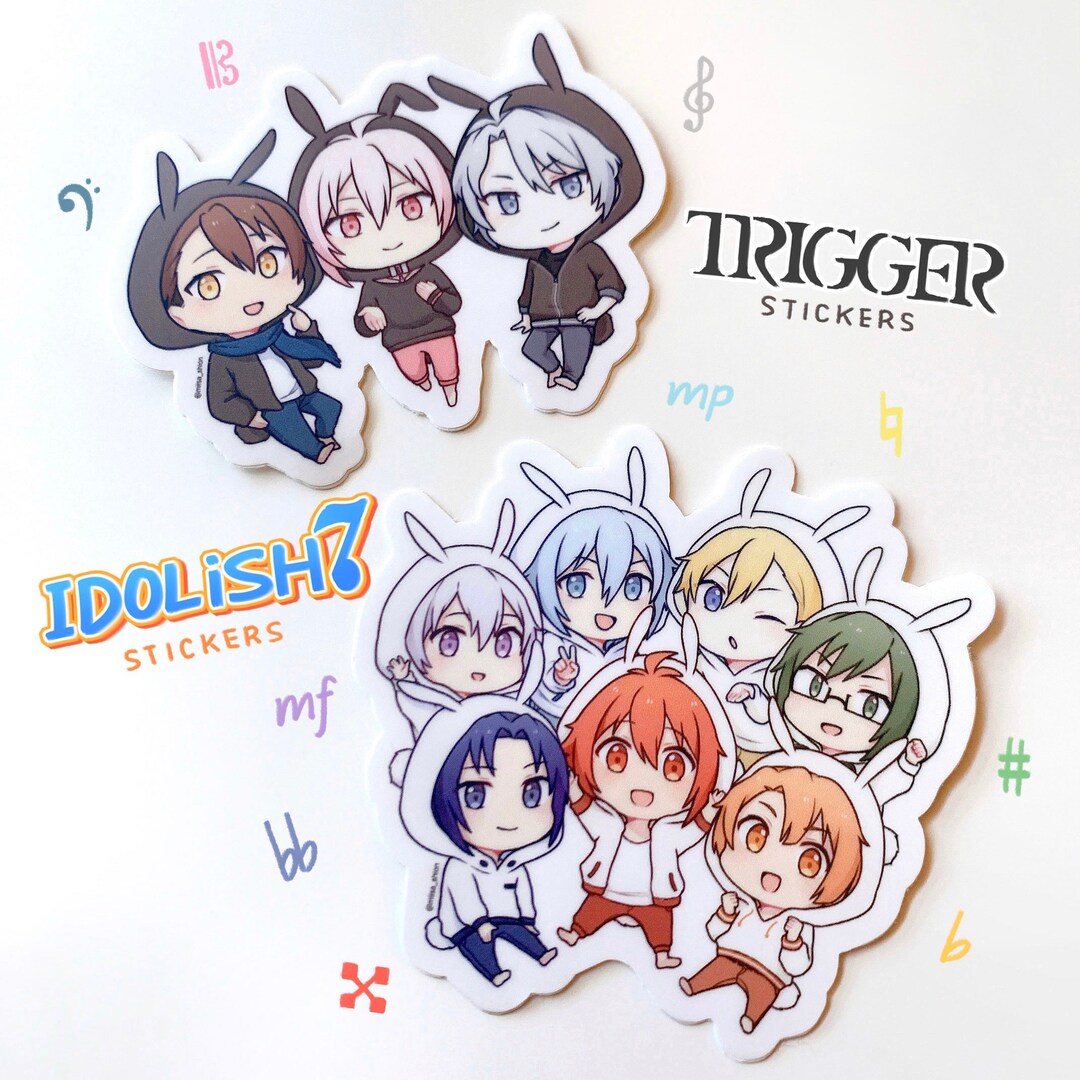 Idolish7 X TRIGGER Usamimi Rabbit Ear Stickers - Etsy