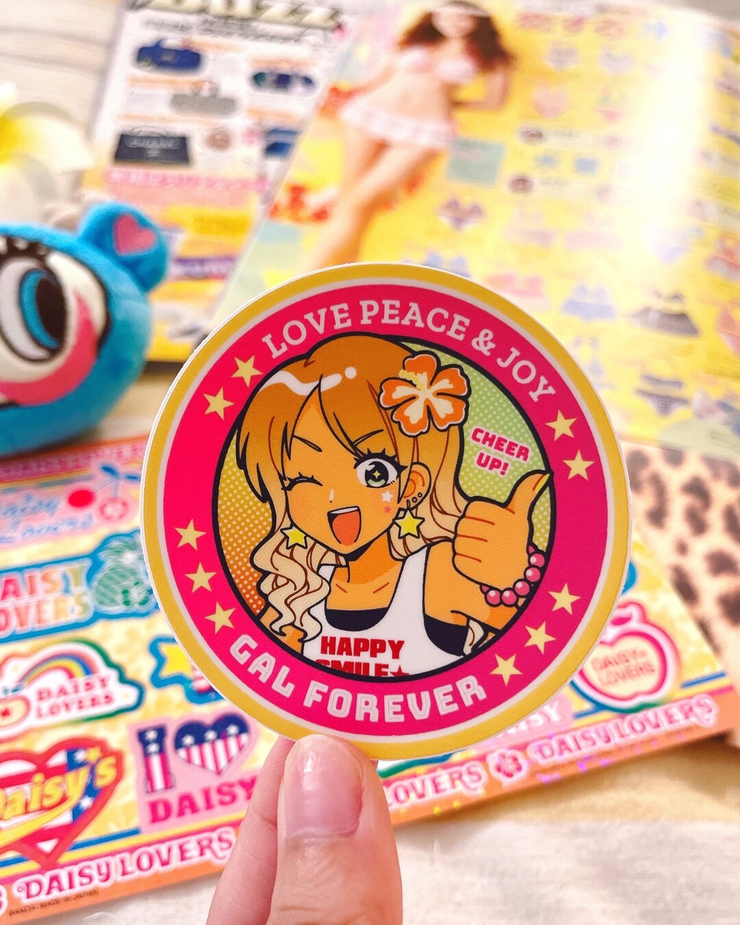 GAL FOREVER Circle Sticker - Etsy