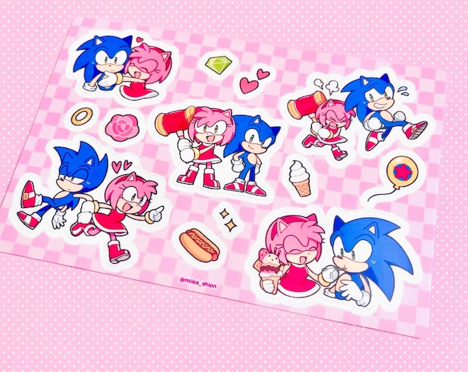 Sonic Charms!! / Sticker Sheet - Etsy