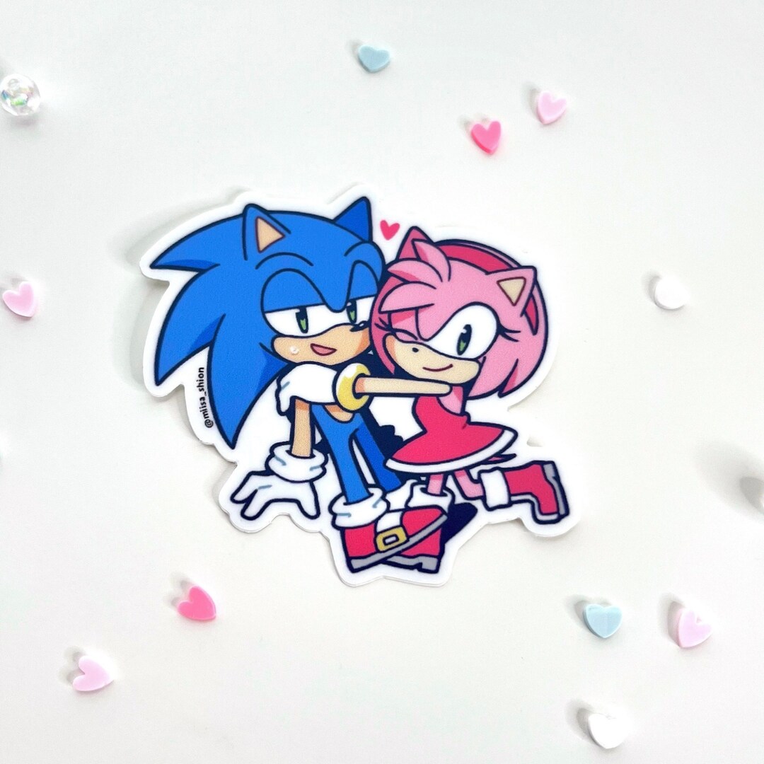 Sonic & Amy 'sonamy' Sticker - Etsy