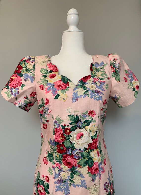 Vintage 80s floral print - Gem