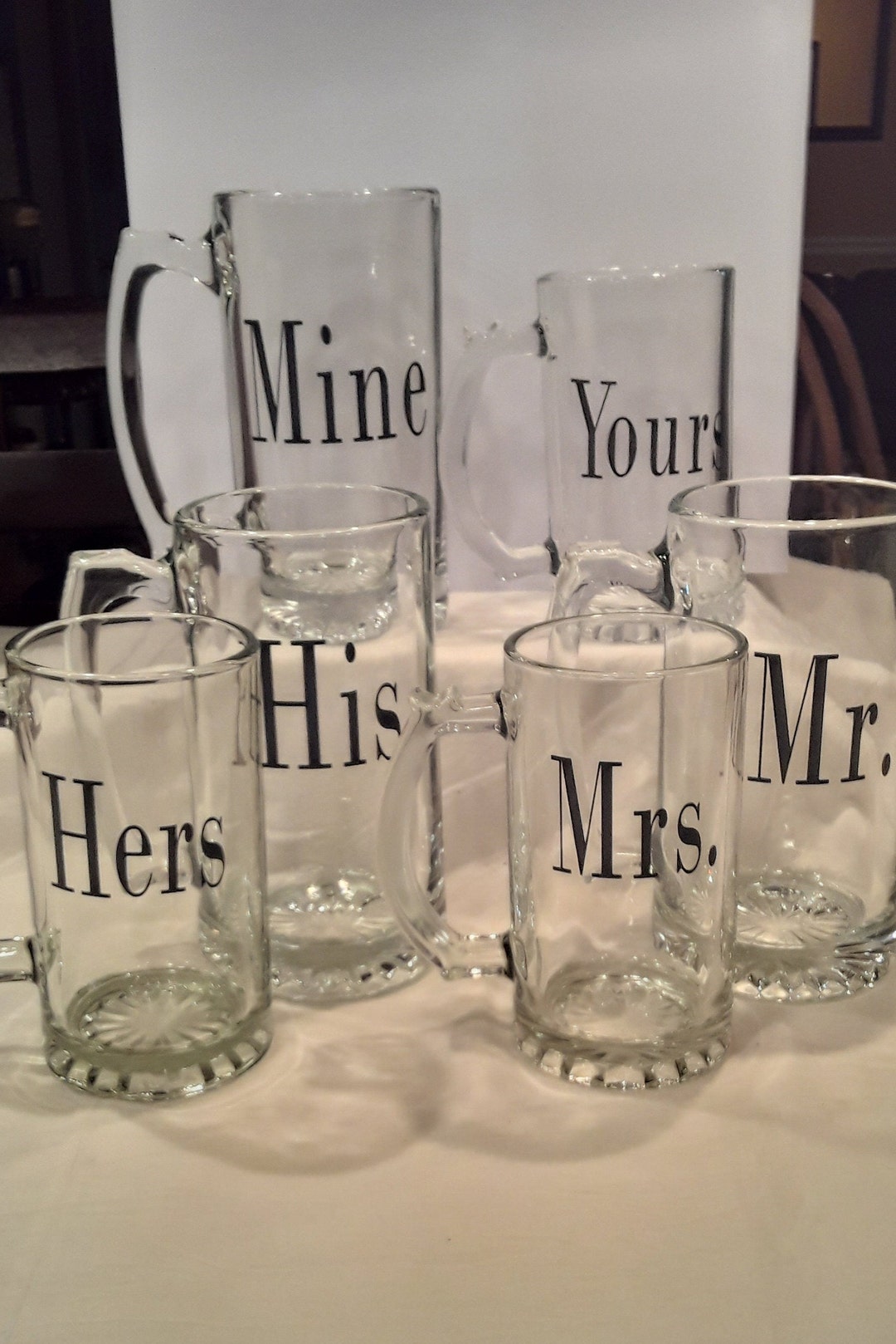 Beer Mug Gift Set. One 24oz, One 16oz. - Etsy
