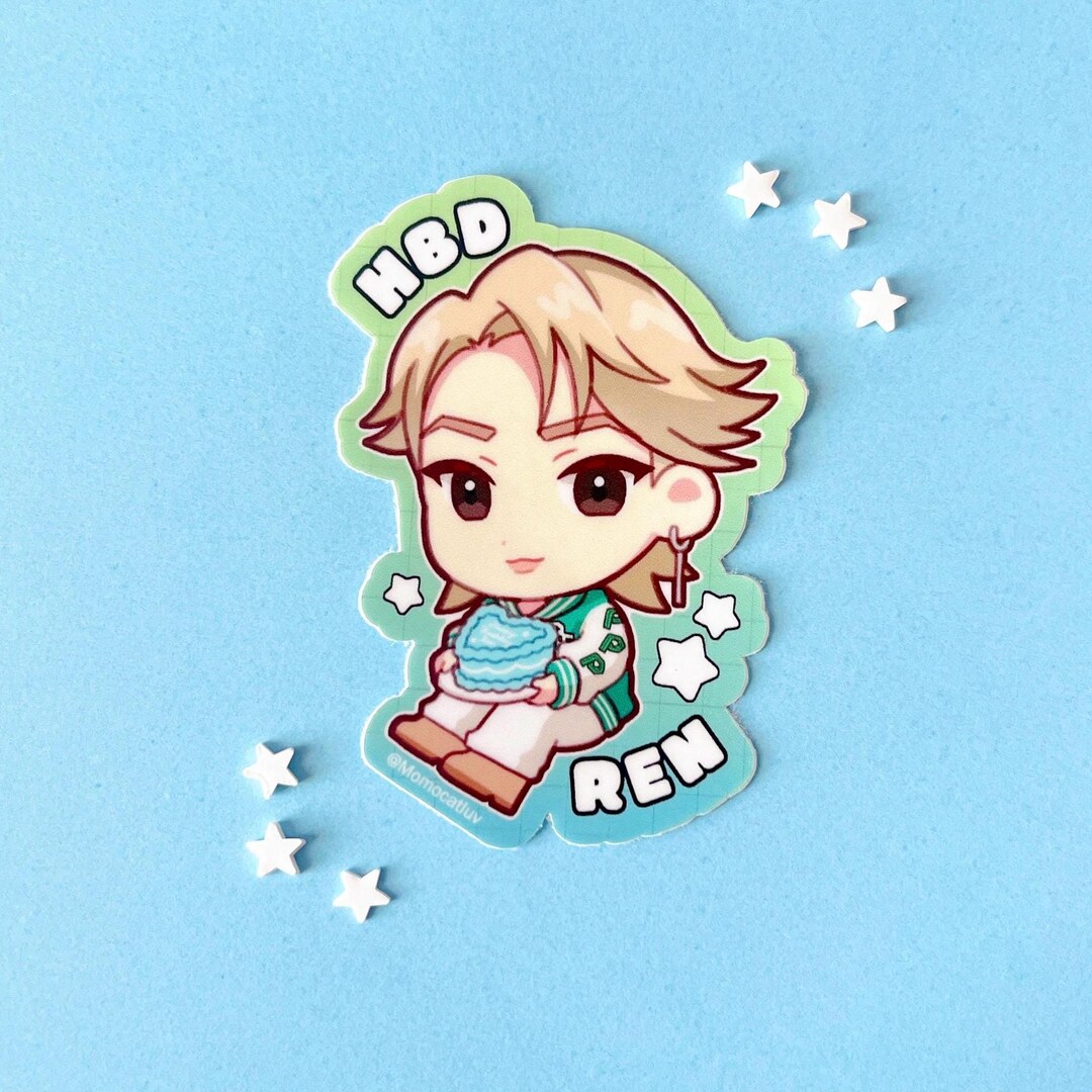 PSYCHIC FEVER Ren Birthday Sticker - Etsy