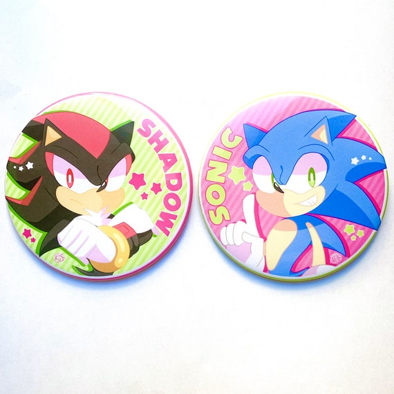 Sonic the Hedgehog Jumbo Buttons | Etsy