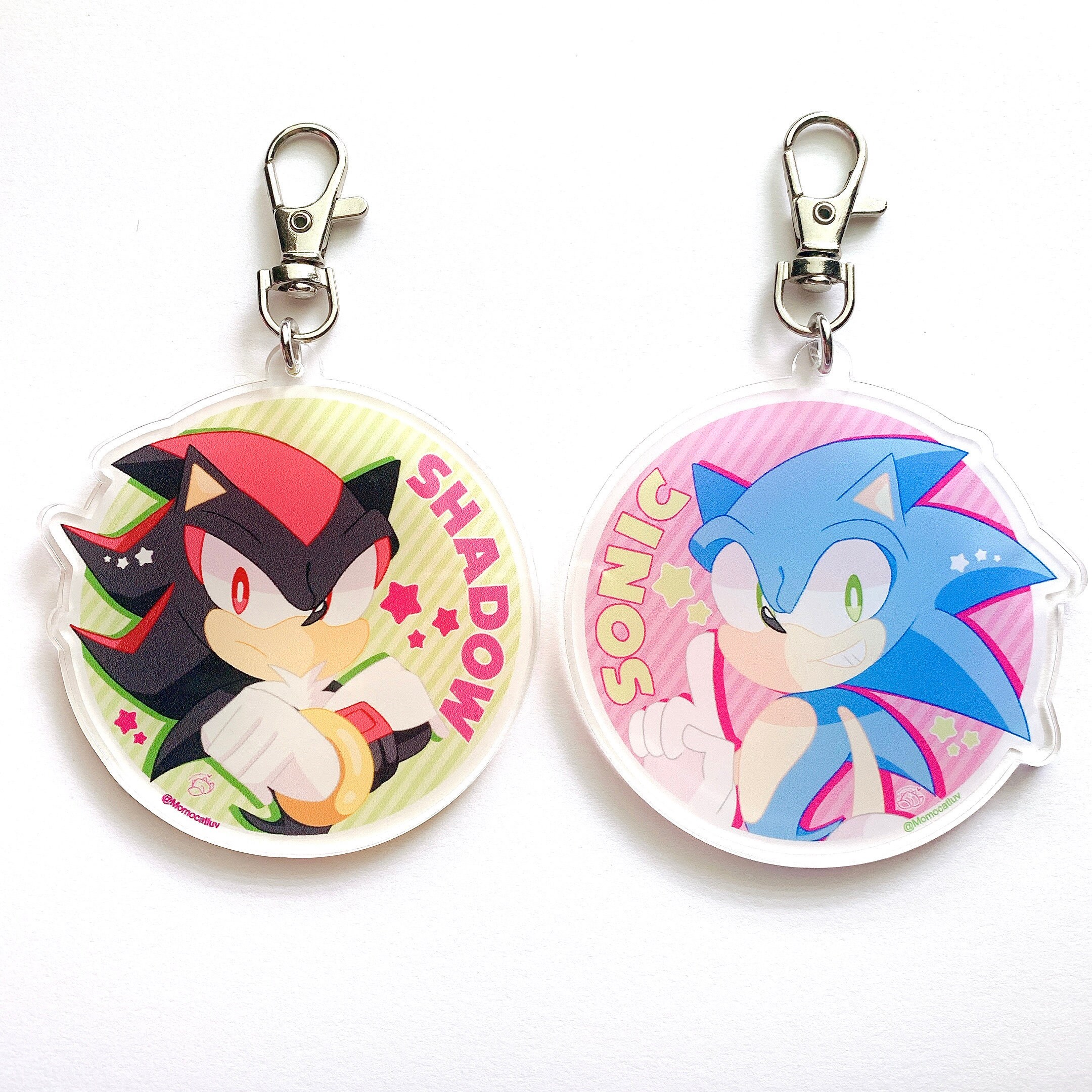 Sonic the Hedgehog Acrylic Charms - Etsy