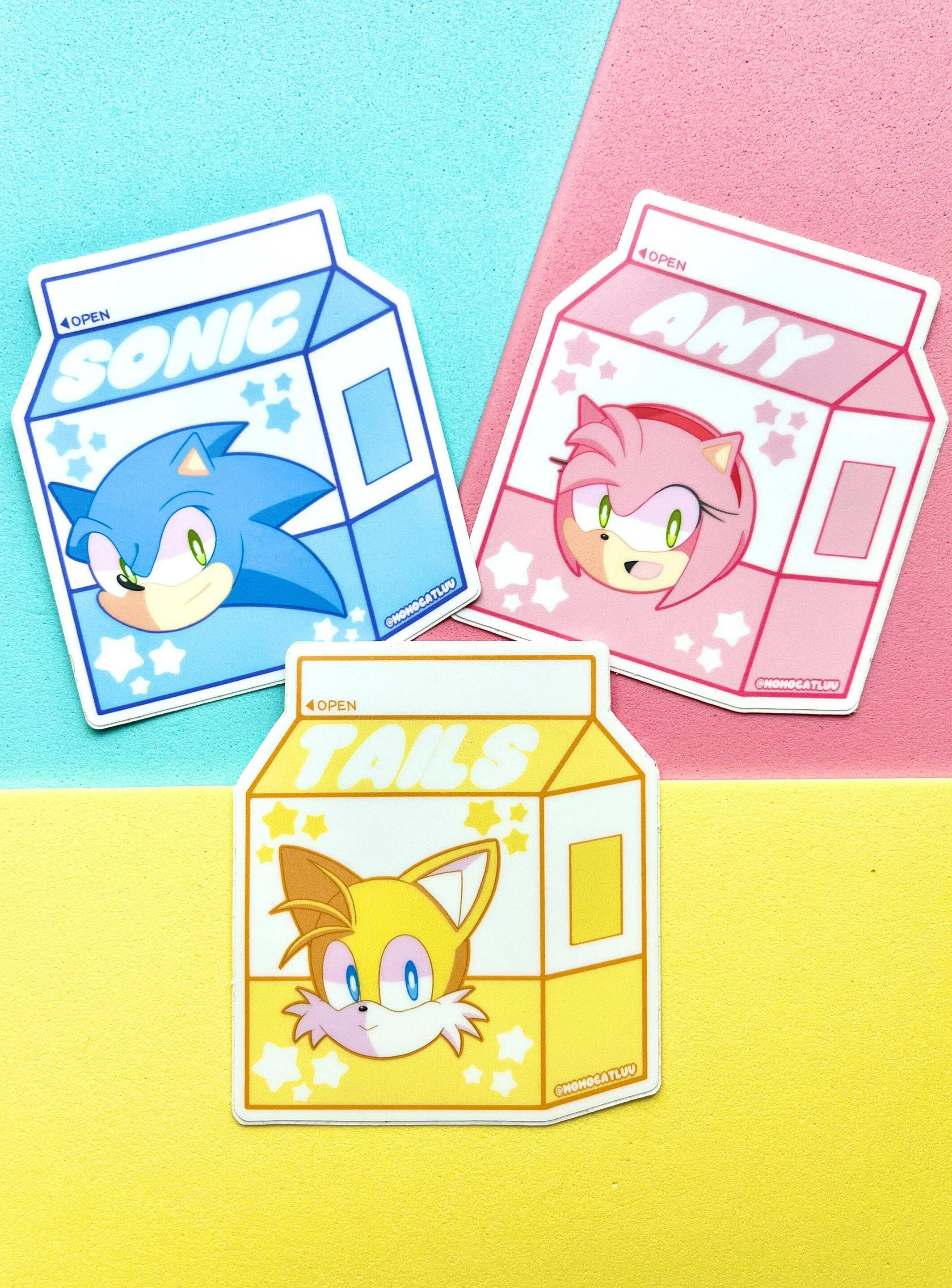 Sonic the Hedgehog Milk Carton Stickers - Etsy