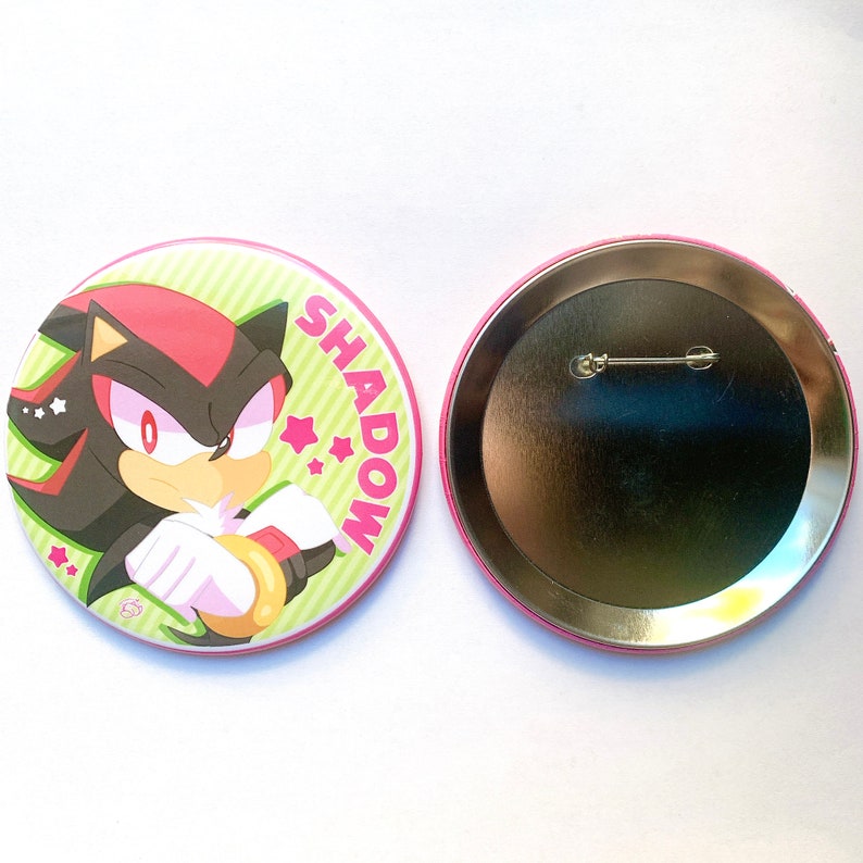 Sonic the Hedgehog Jumbo Buttons - Etsy