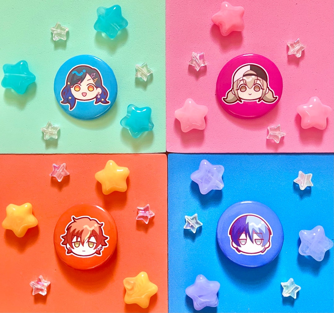 Vivid BAD SQUAD Buttons - Etsy