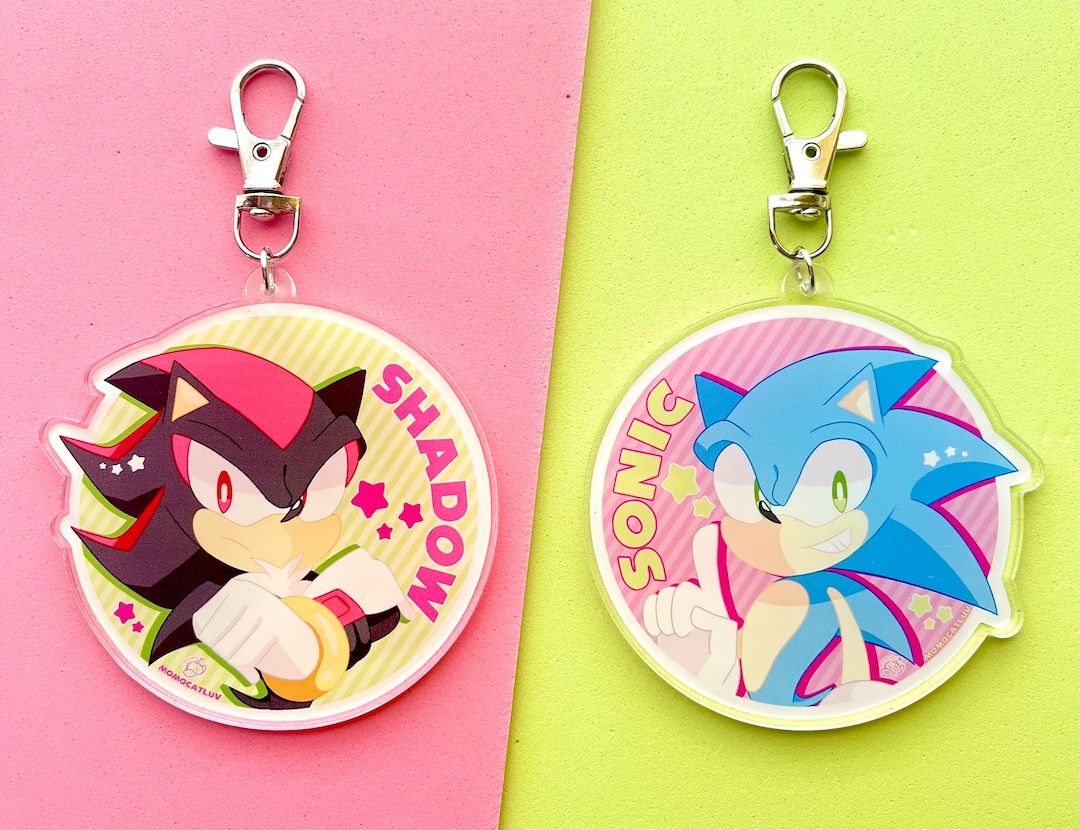 Sonic the Hedgehog Acrylic Charms - Etsy