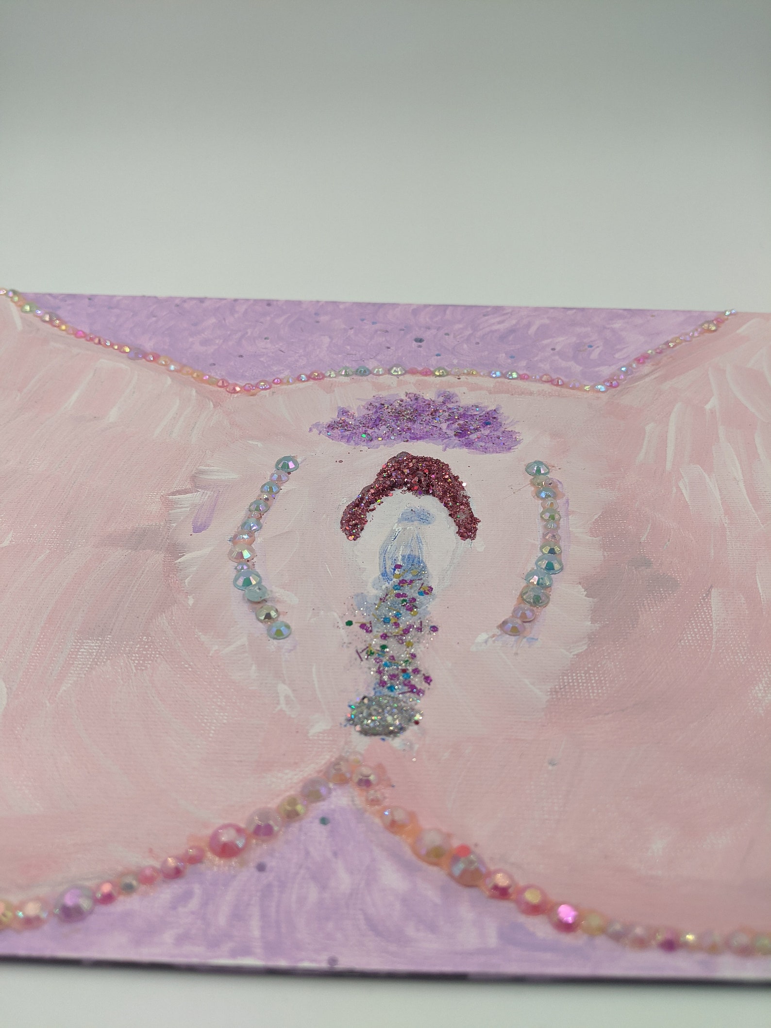 Bejeweled Vagina Oil Painting With Swarovski Crystals - Etsy UK