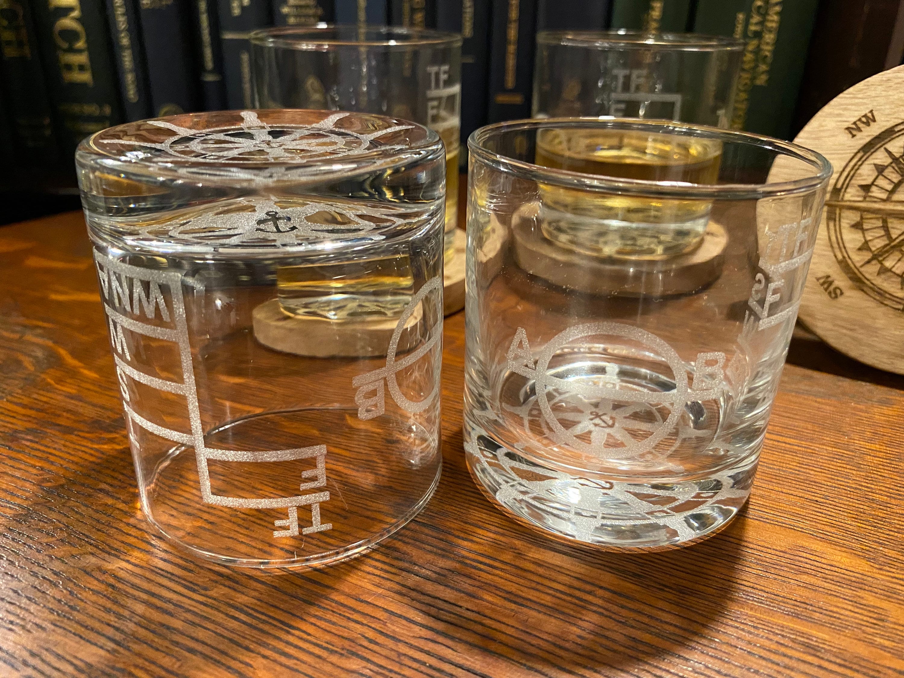 Nautical Plimsoll Marks Load Lines 8 Oz. Whiskey Glass - Etsy